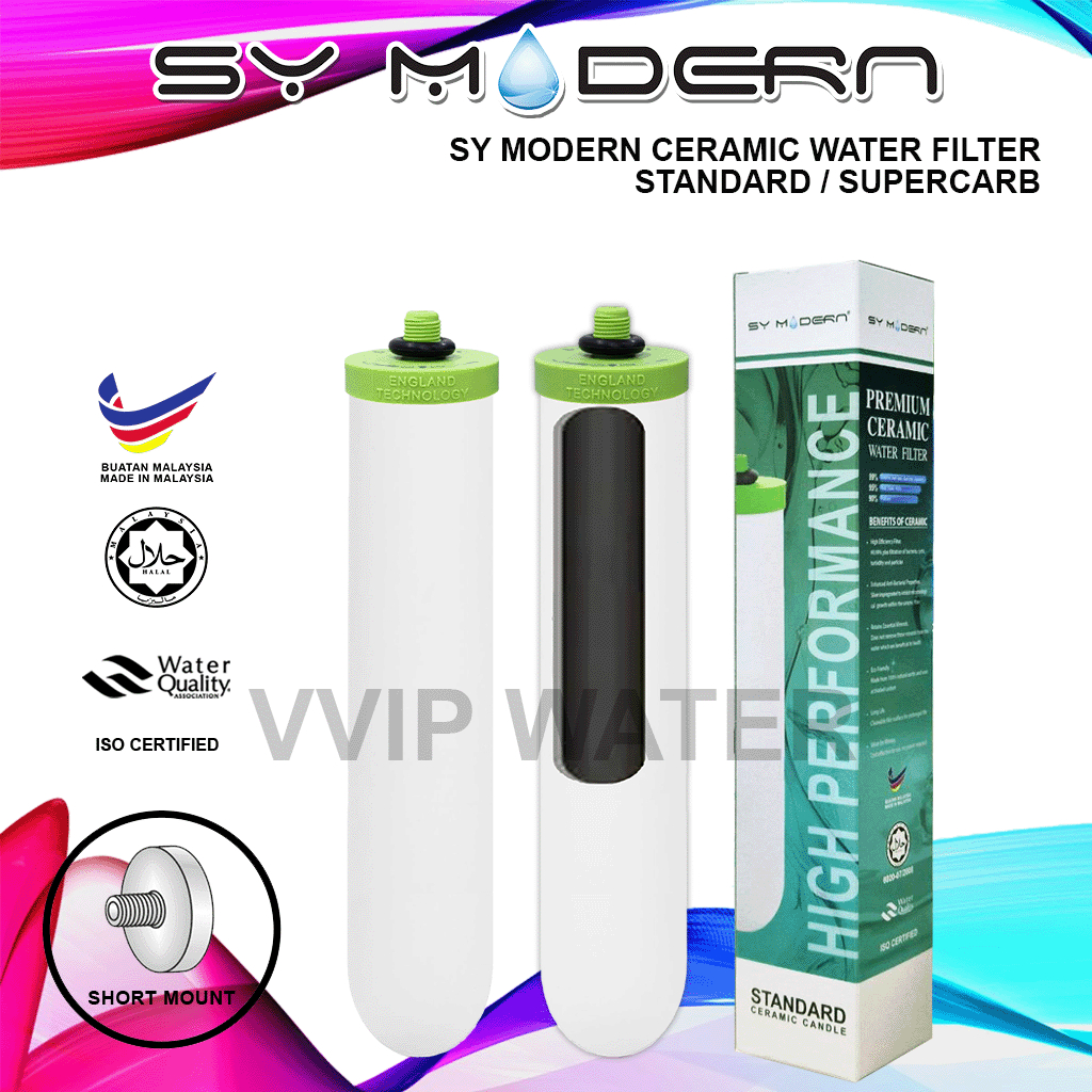 SY MODERN 10 Inches Ceramic Filter Standard Supercarb Ceramic Filter ...