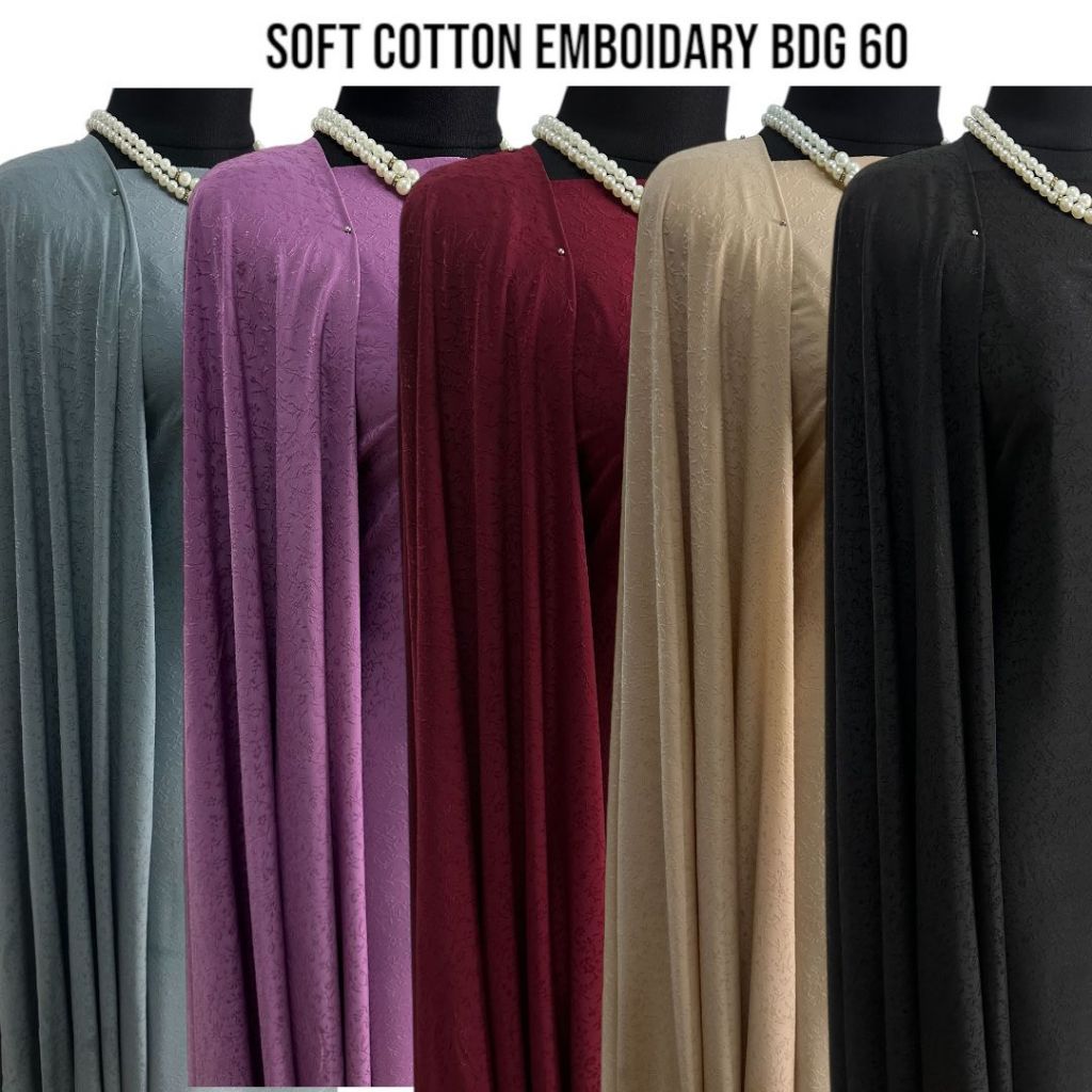 ANC KAIN PASANG SOFT COTTON EMBOIDARY JACQUARD BDG 60 ( 3.5meter ...