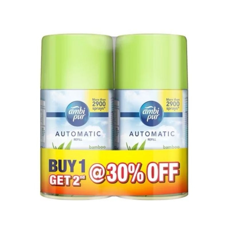 Ambi Pur Instantmatic Automatic Spray Refill Bamboo (250ml x 2 ...