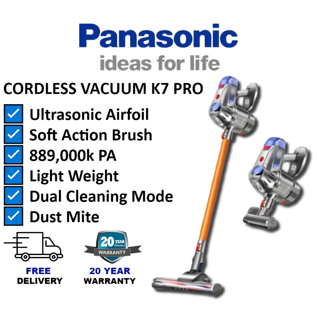 PANASONIC Vacuum Cordless Vacuum Cleaner Cordless Vakum Kereta Vaccum ...
