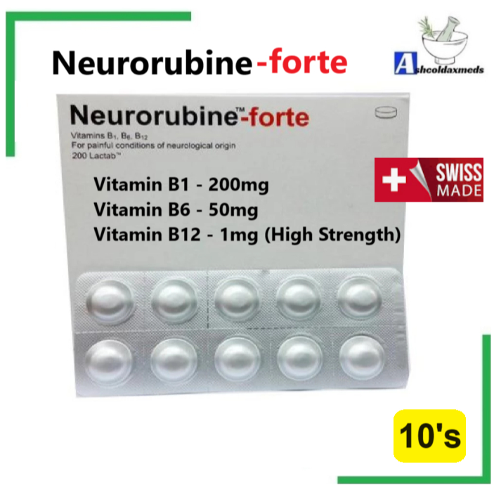 Neurorubine Forte with Vitamin B1/B6/B12 for Nerves 10'S | Shopee Malaysia