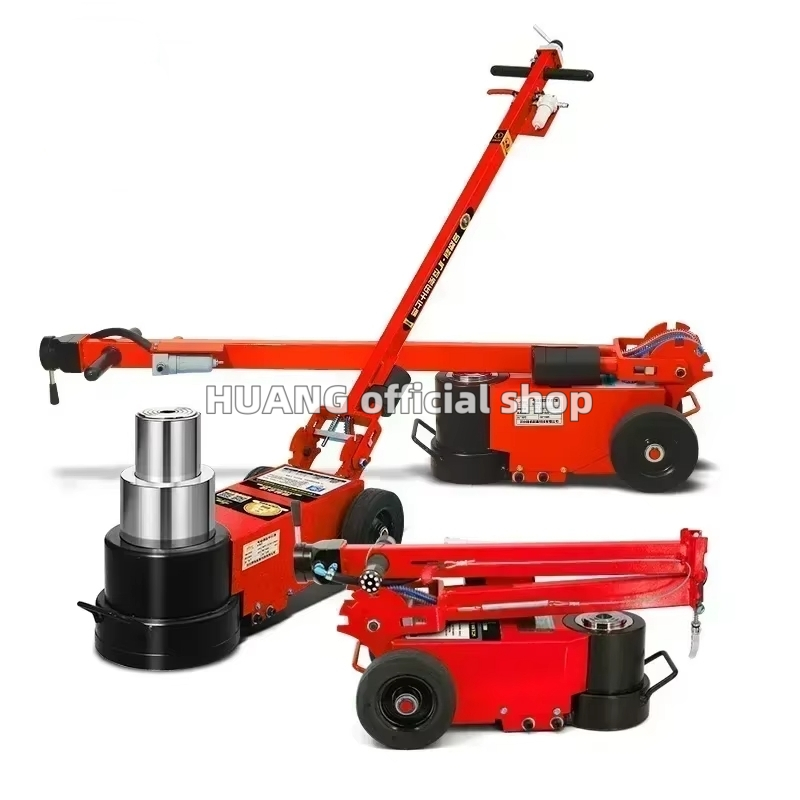 READY STOCK 50T Hydraulic Truck Jacks Pneumatic Electroplated Car Lift ...
