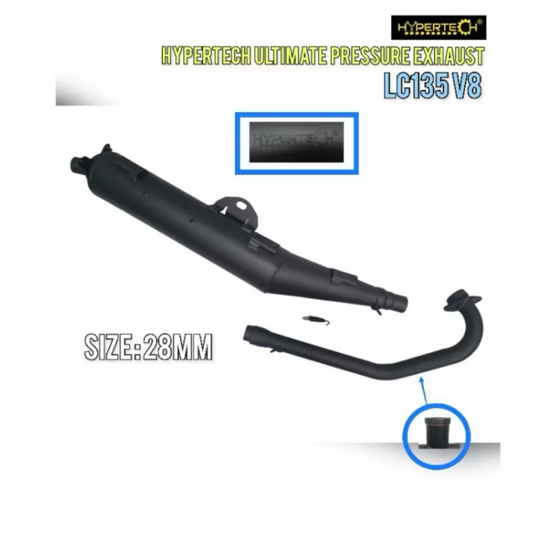 LC135 HYPERTECH ULTIMATE PRESSURE EXHAUST LC135 V2 - V7 LC135 V8 FI ...