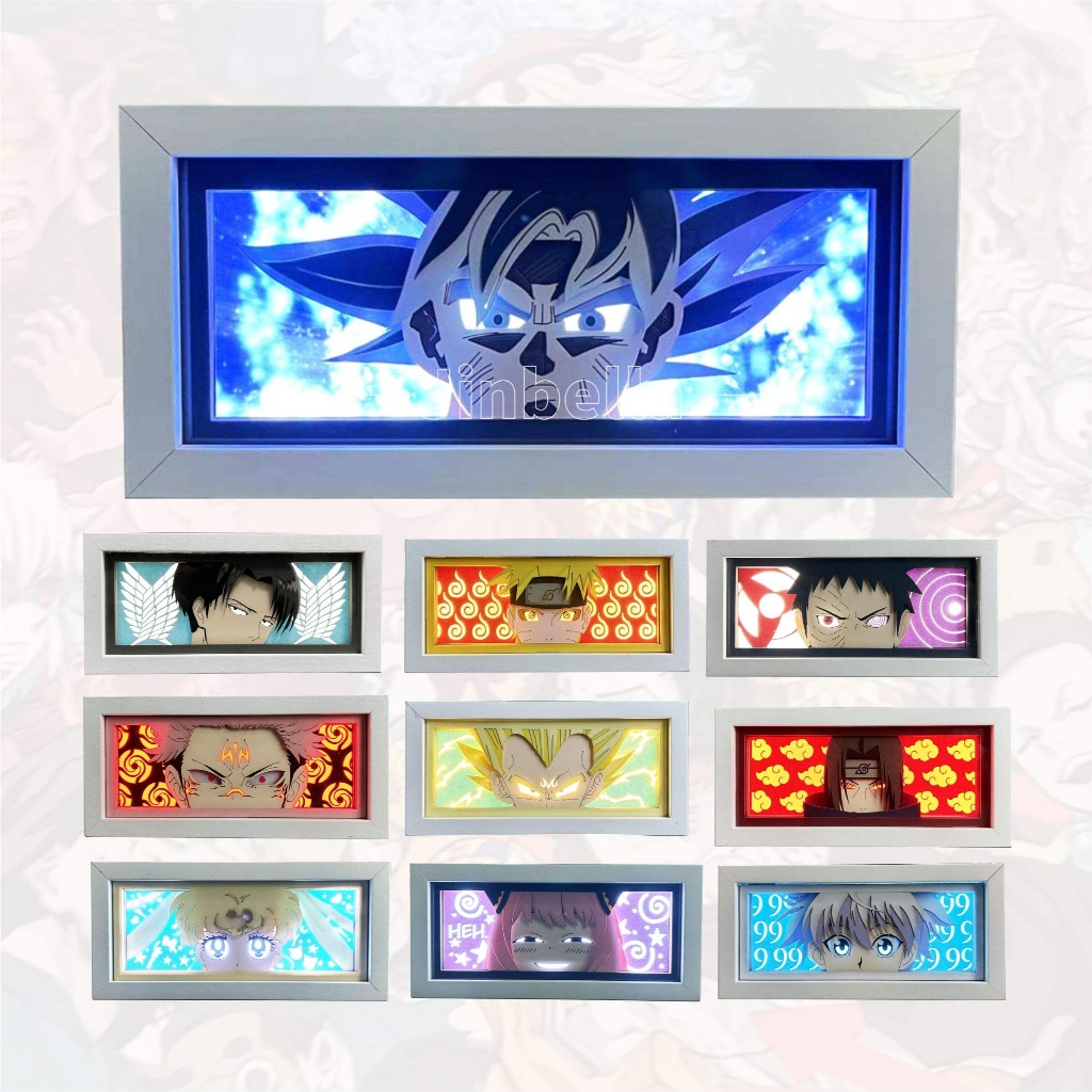 one piece led Figurine Lamp Deco Anime led light box luffy Light Box ...