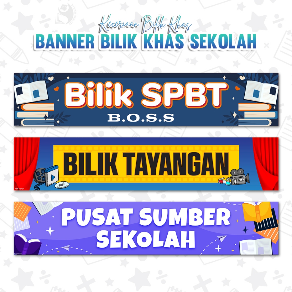 🌼1 DAY SHIP🌼 BANNER BEAM NAMA BILIK SPBT / BOSS / BILIK TAYANGAN APD ...