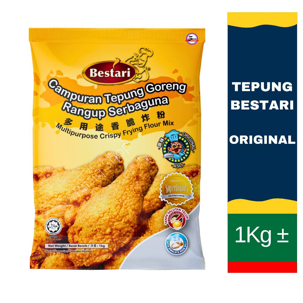 Tepung Bestari 1kg± (Original/Pedas) | Shopee Malaysia