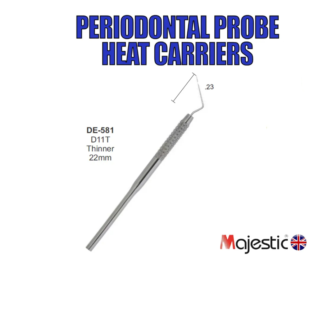 CLEARANCE🔥MAJESTIC - PERIODONTAL PROBE HEAT CARRIERS DE-581 (D11T 22mm ...