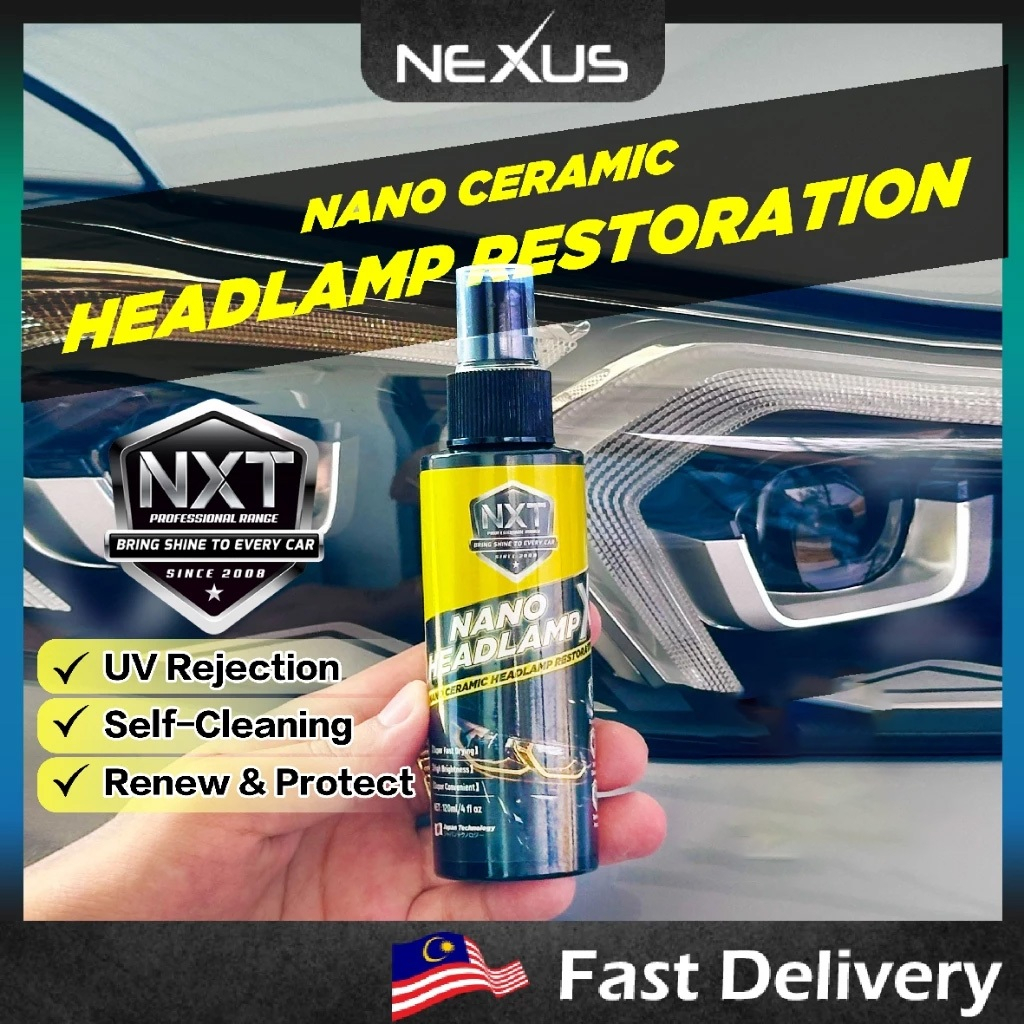 NXT Nano Headlamp Coating 120ml Headlamp Polish Headlamp Restoration ...