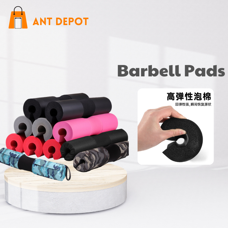 Barbell Pad Weight Lifting Cover for Squats & Pull-Ups Gel Protection ...