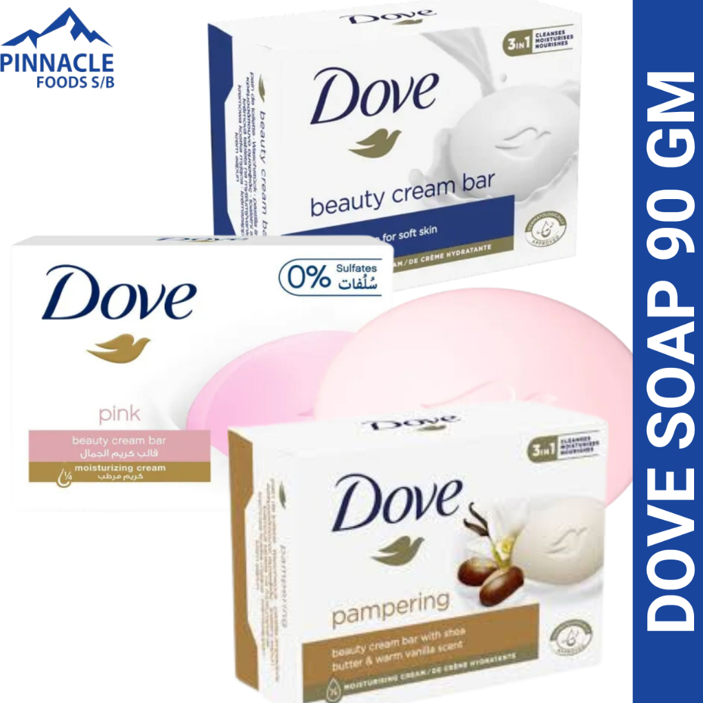 DOVE SOAP BEAUTY CREAM/PINK/PAMPERING 4 PCS X 90 GM | Shopee Malaysia