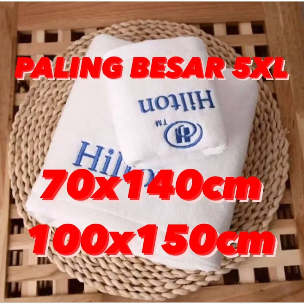 Tuala Mikro Fiber Hilton 2 Saiz – Lembut, Menyerap Cepat, Tahan Lama ...