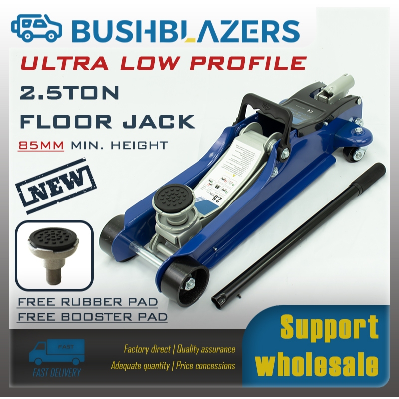 【BUSHBLAZERS】【2.5ton】Heavy Duty Ultra Low Profile Garage Jack Floor ...