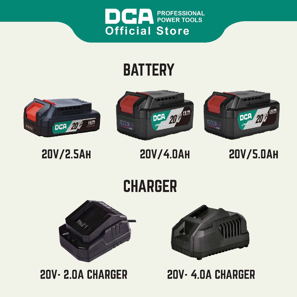 DCA Battery & Charger For Cordless Product (20V) | Shopee Malaysia