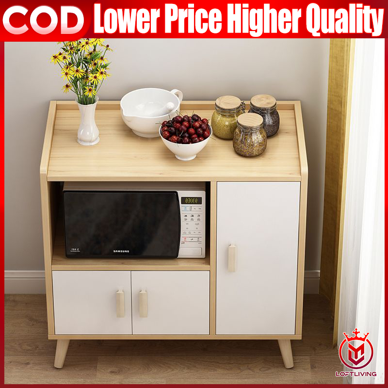 LOFT-Kitchen Cabinet Side Cabinet Multifunctional Cupboard Simple ...