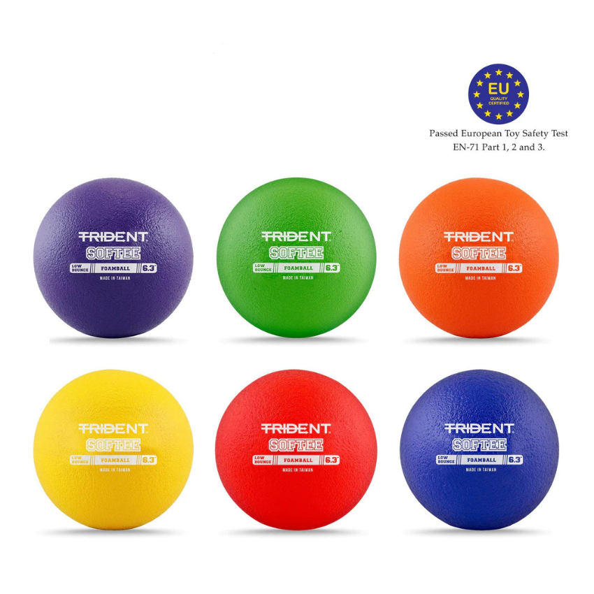 [Pre-Order] Trident Softee Low Bounce Foam Ball Dodgeball - 6.3 Inches ...