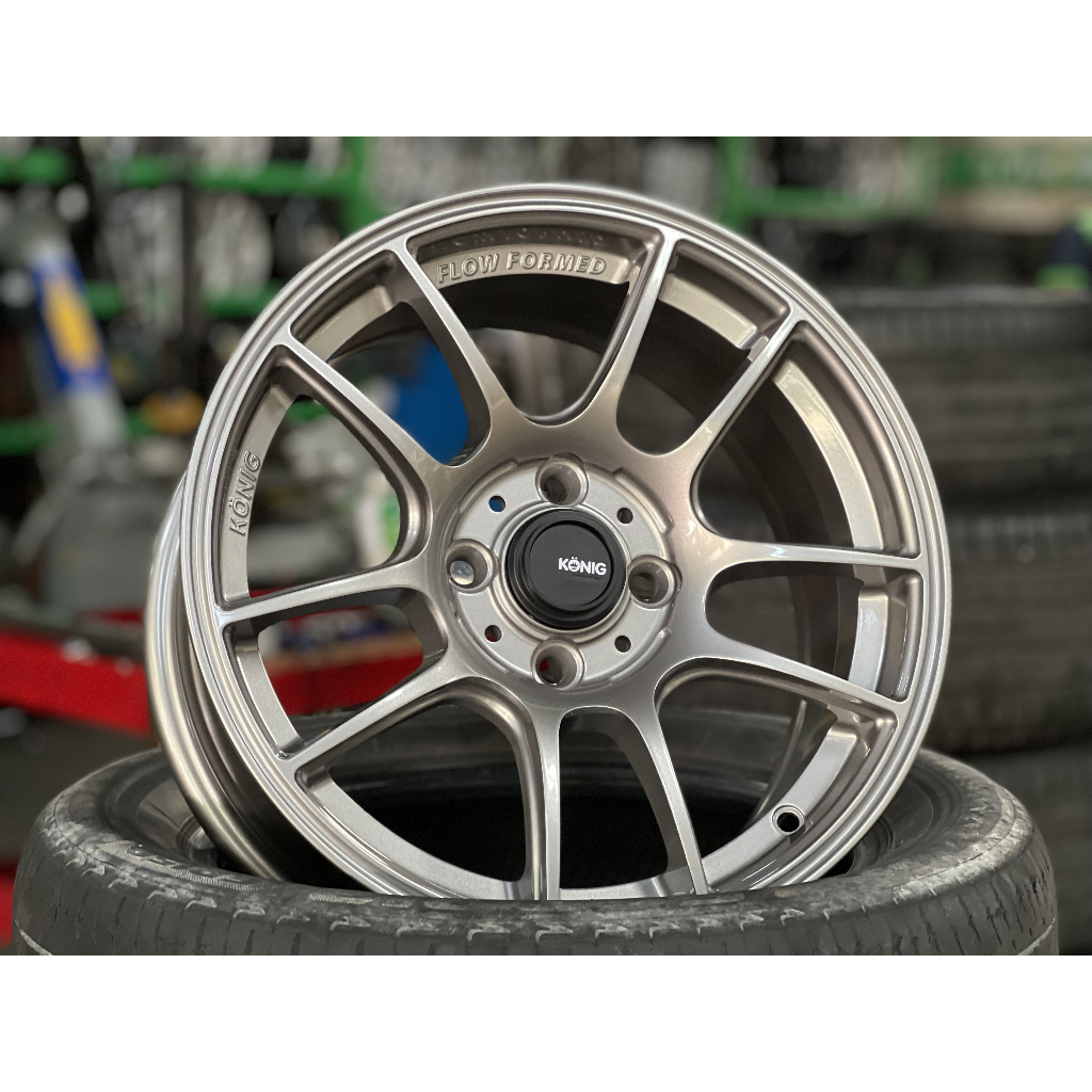NEW 15X7J Konig Heliogram Rim (set of 4) Silver 4X100 for City Jazz ...