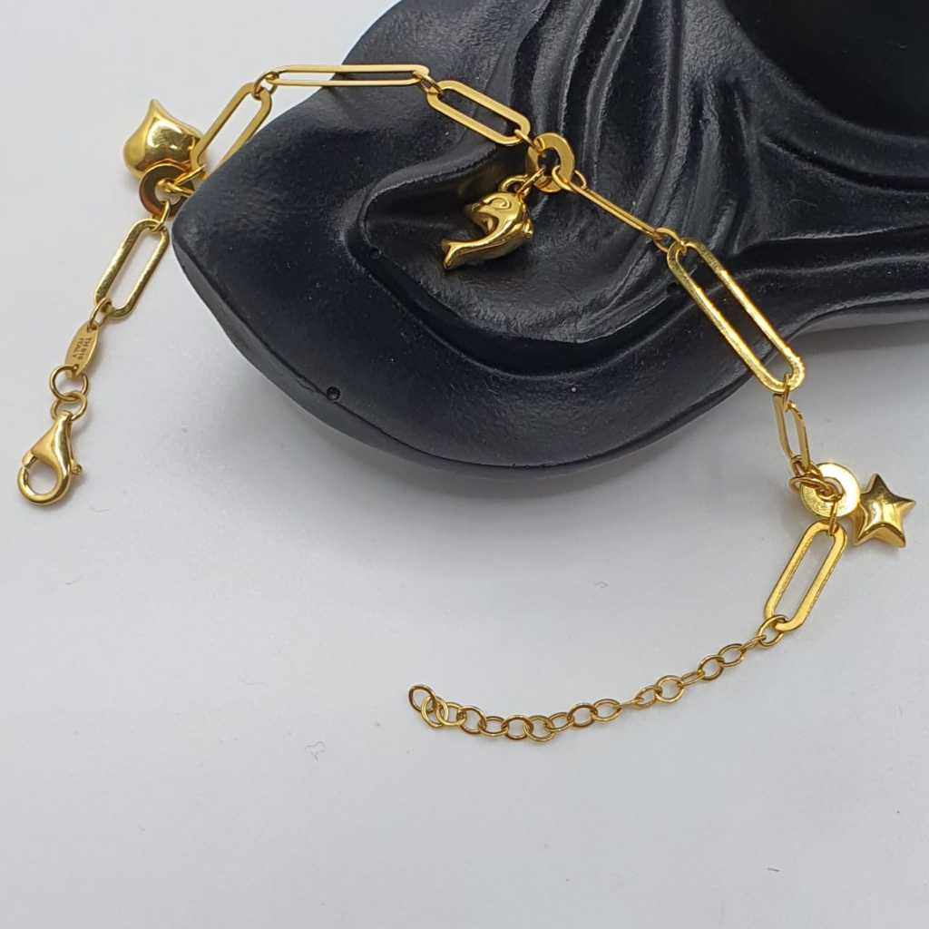 LOVELL16 Lusso Italia Dolphin & Star Bracelet (B0008-T) | Shopee Malaysia
