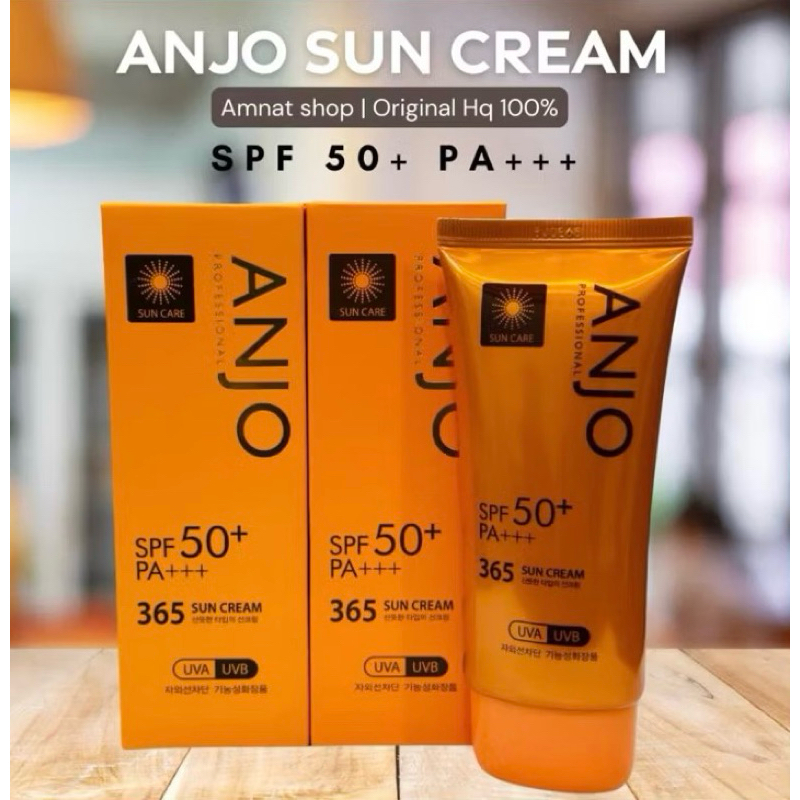 ANJO SUNSCREEN SPF 50+PA+++ ORIGINAL 100% | Shopee Malaysia