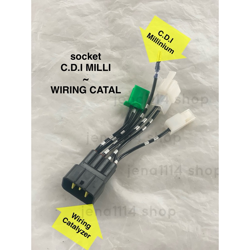 socket PNP wiring rxz catalyzer Guna cdi rxz mili /Socket PNP cdi milli ...