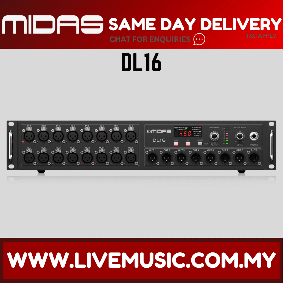 Midas DL16 16-Input/8-output Stage Box ( DL-16 / DL 16 ) | Shopee Malaysia