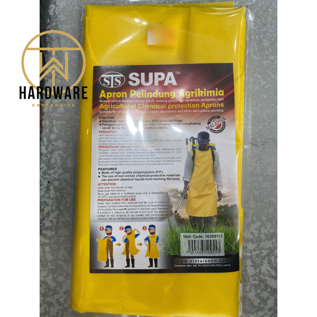Chemical Protection Apron / chemicals protective apron / Baju Racun ...
