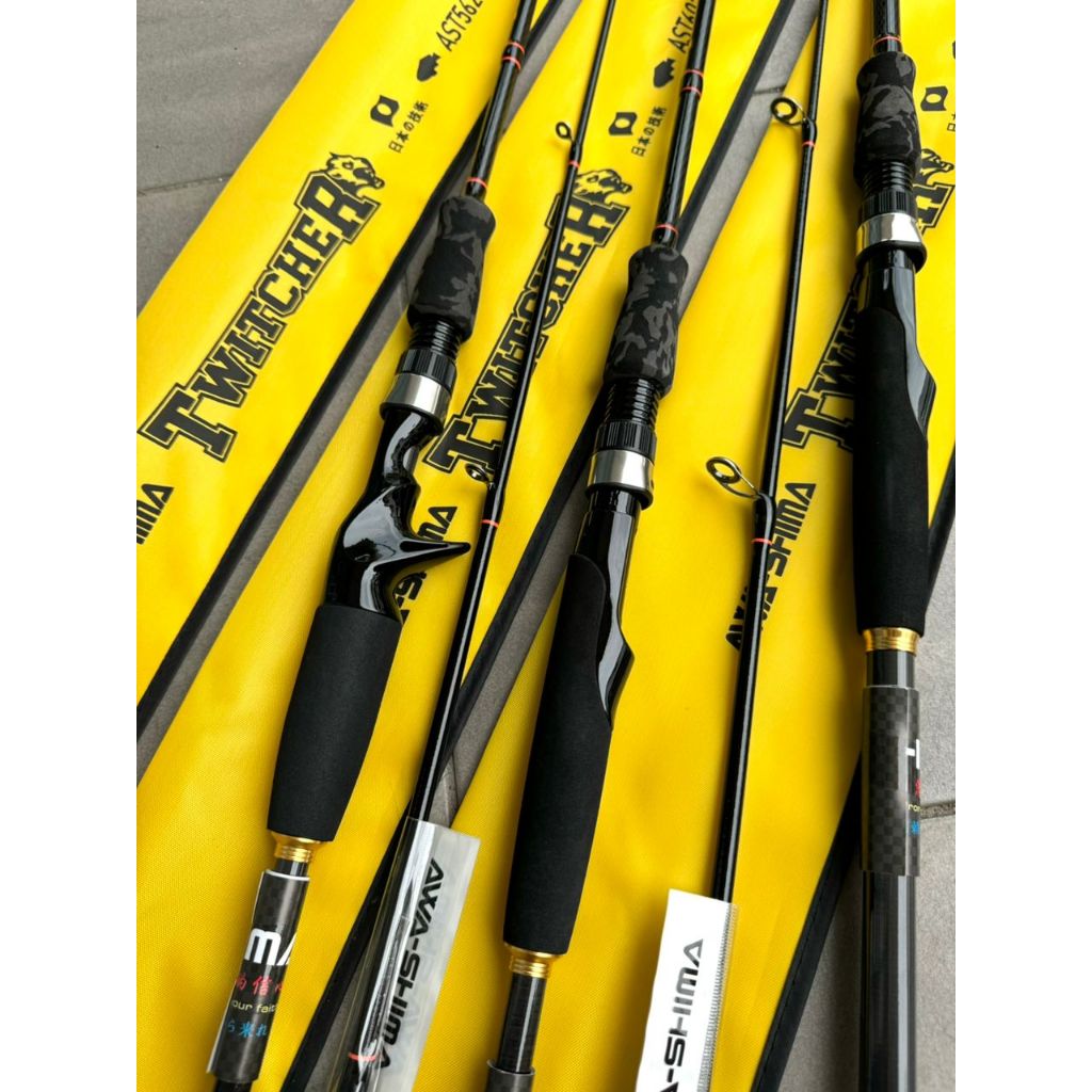 AWASHIMA TWITCHER SPINNING/BAITCASTING(BC) FISHING ROD | Shopee Malaysia