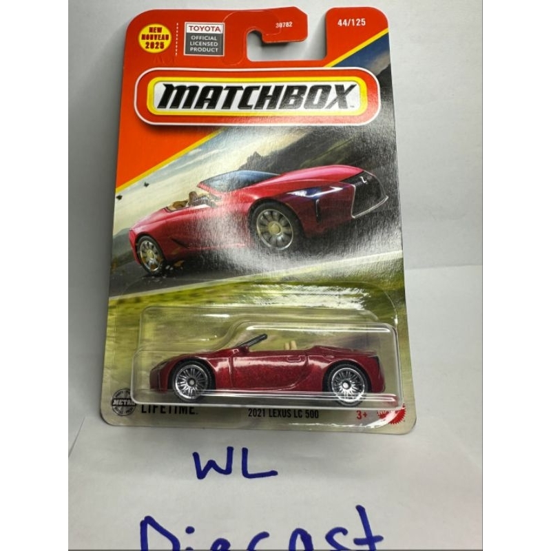 Matchbox 2021 Lexus LC500 Red | Shopee Malaysia