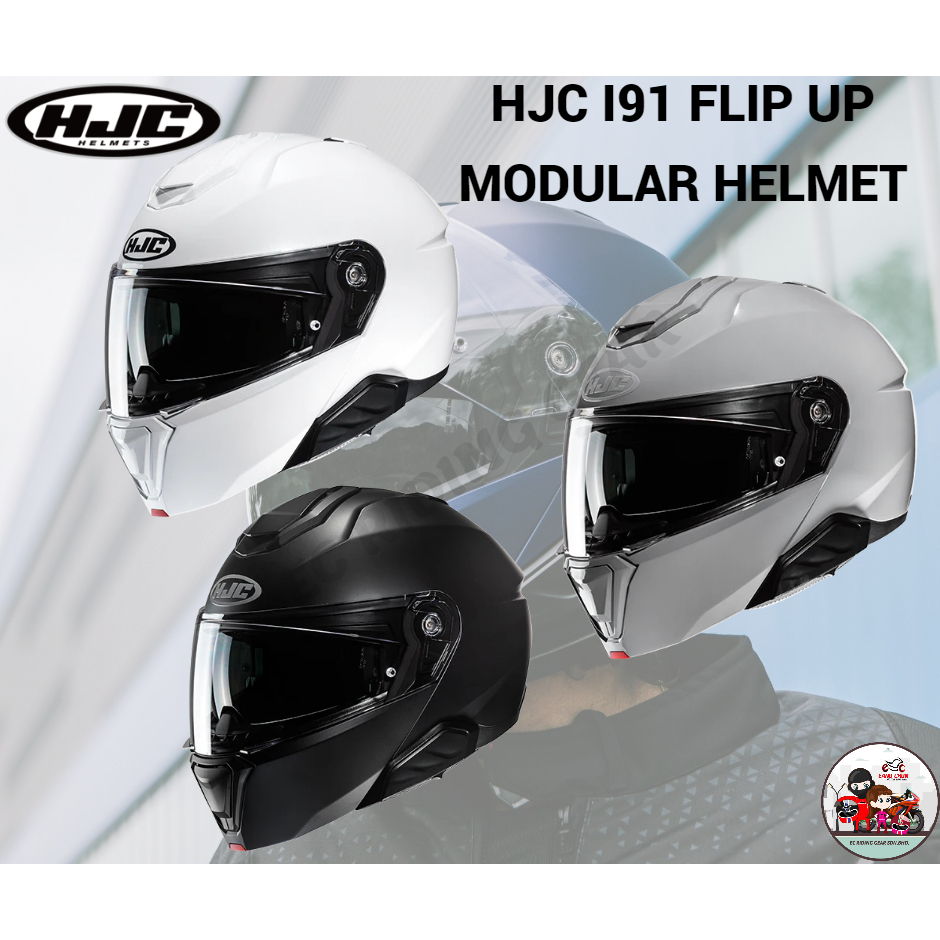HJC I91 FLIP UP MODULAR HELMET | Shopee Malaysia