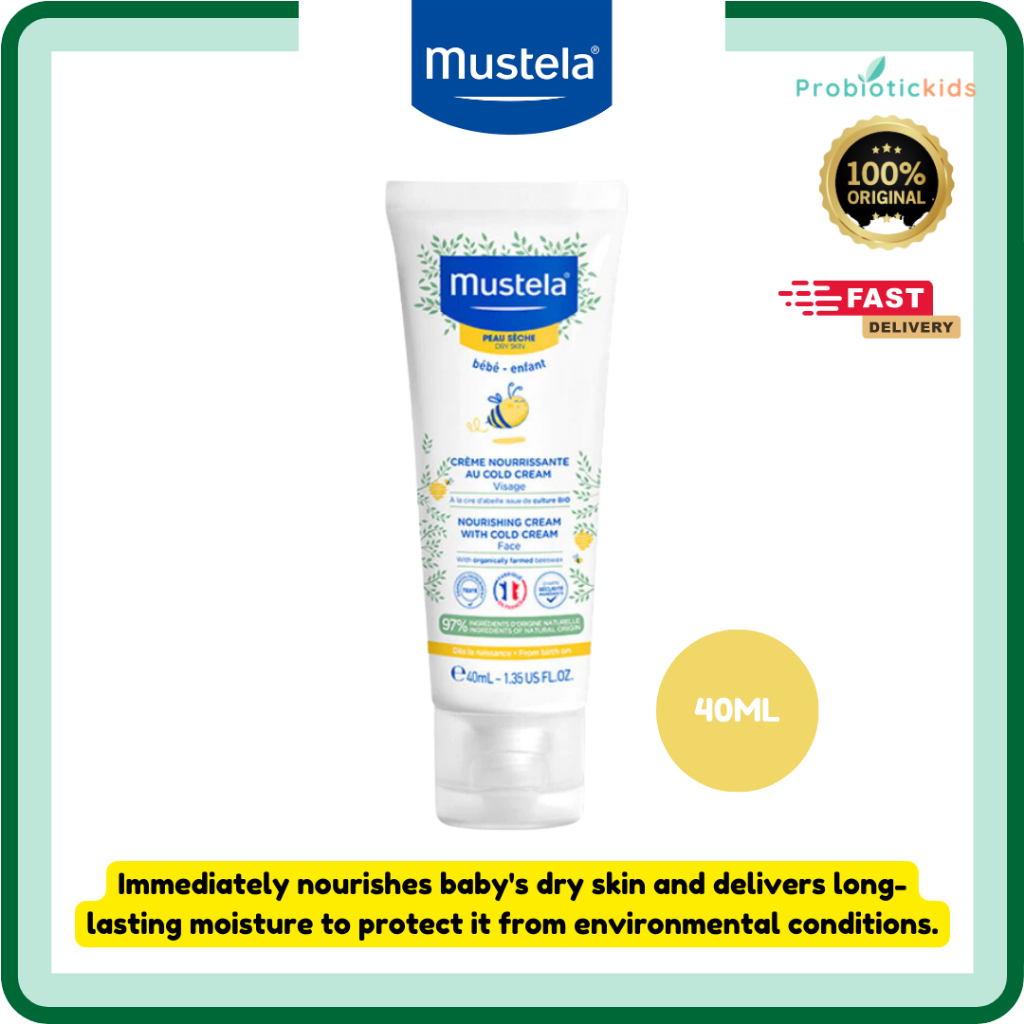 Mustela Nourishing Cream with Cold Cream | 40ML | EXP: 09/27 | Face ...