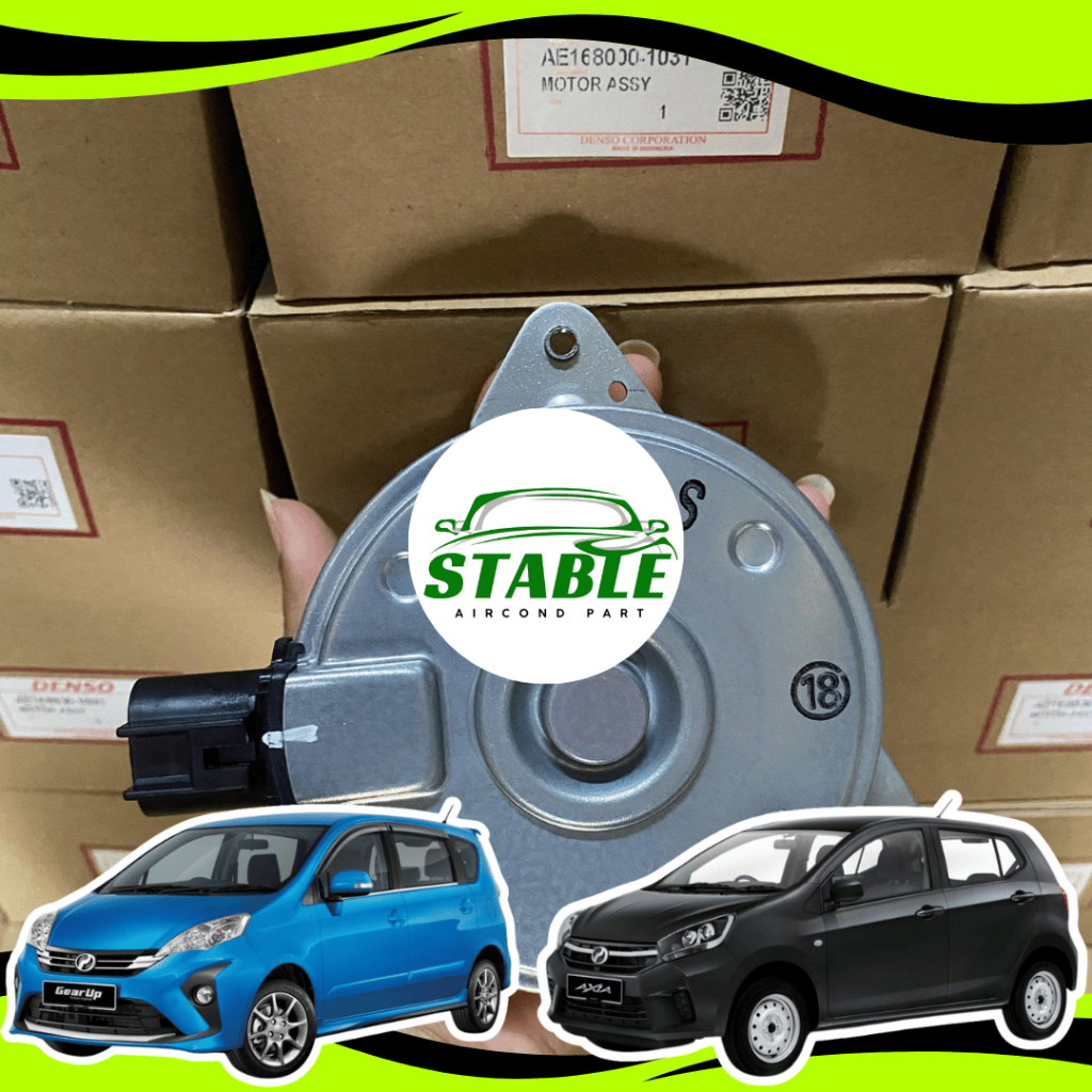 ORIGINAL RADIATOR MOTOR PERODUA ALZA/ AXIA/ BEZZA/ SUZUKI ALTO ...
