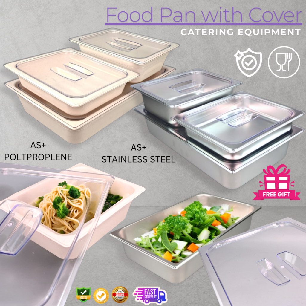 CATERING FOOD TRAY WITH COVER/BEKAS LAUT MAKAN/FOOD STORAGE /GN FOOD ...