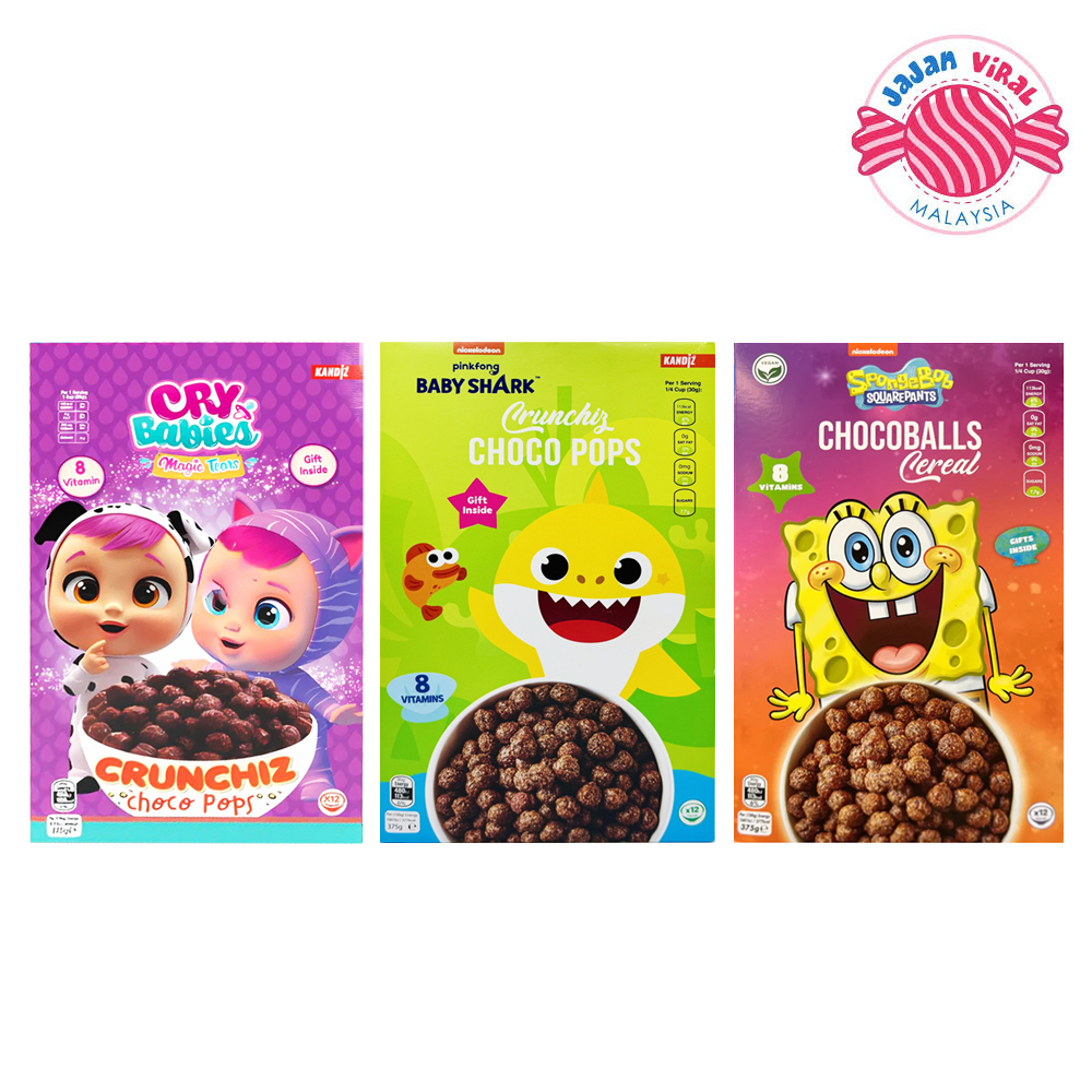 KANDIZ CRUNCHIZ CHOCO POPS WITH SURPISE GIFT 375G | Shopee Malaysia