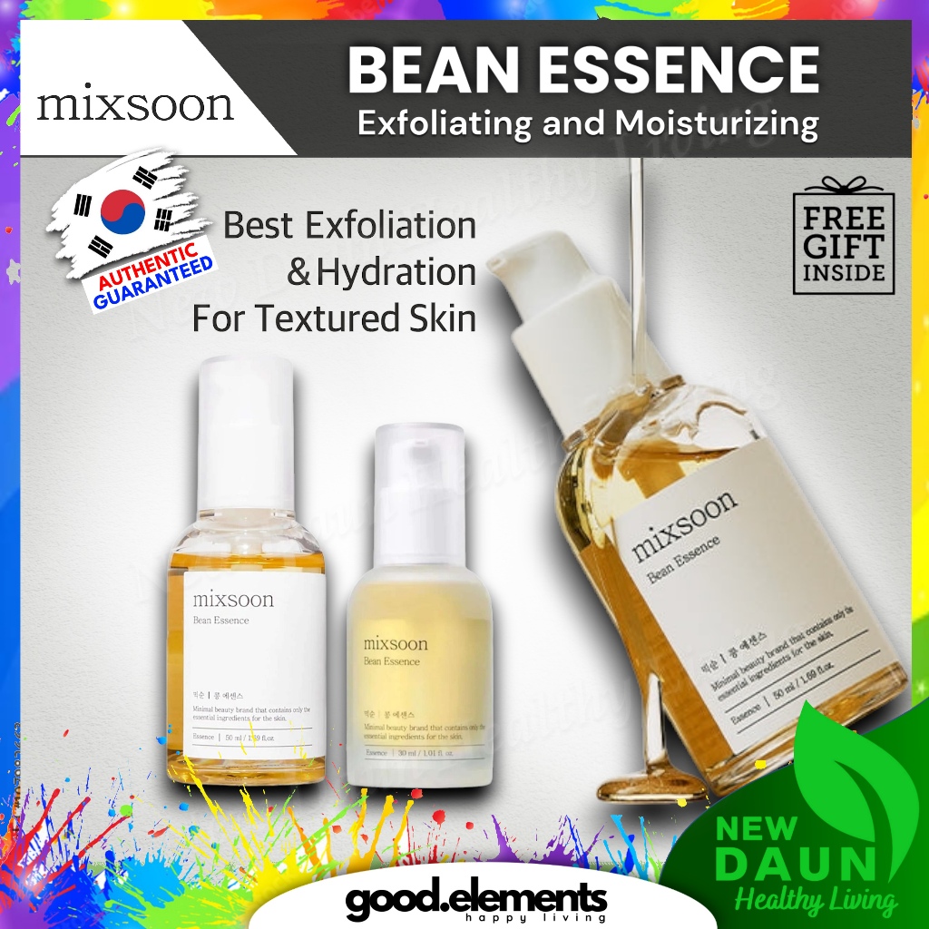 MIXSOON Bean Essence 2 in 1 Exfoliating and Moisturizing Hydrating ...
