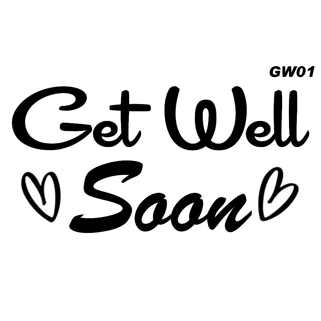 Get Well Soon Sticker Balloon Free Nama | Shopee Malaysia