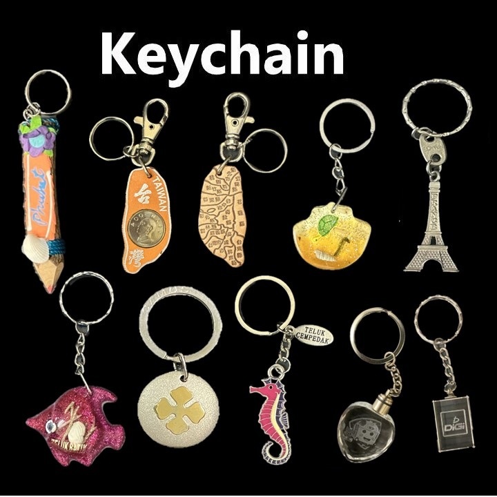 Keychain Collection (Cartoon/Phuket/Pangkor/Kuantan/Taiwan & Etc ...
