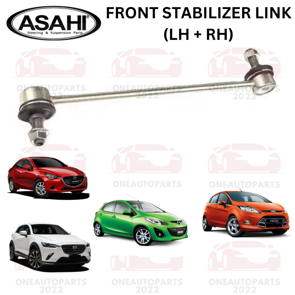 (MADE IN MALAYSIA) ASAHI FRONT STABILIZER LINK MAZDA 2 DE DJ DL CX3 DK ...