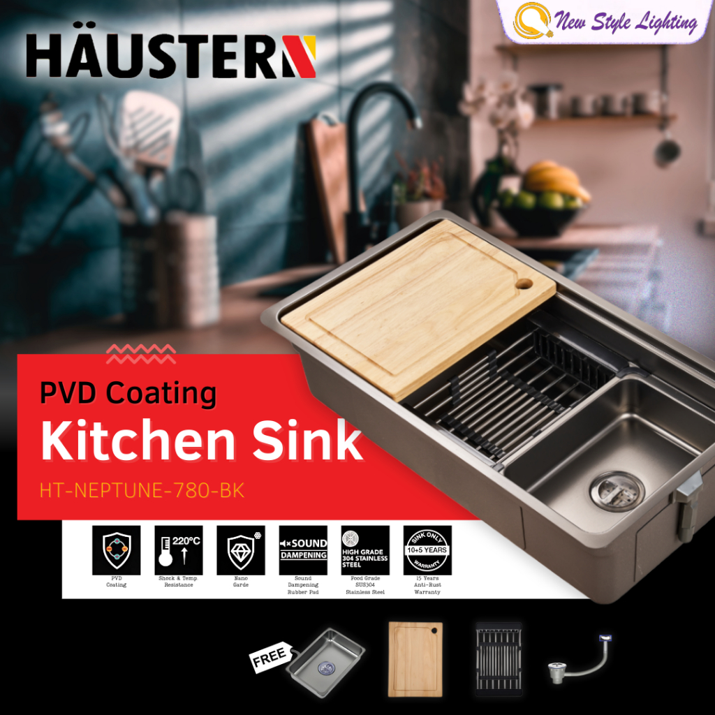 HAUSTERN PVD Coating SUS304 Stainless Steel Watermark Proof Oil Resist ...