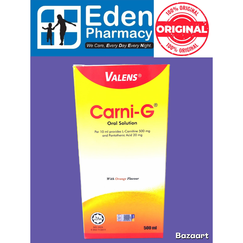 Valens Carni-G L-carnitine oral solution 500ml | Shopee Malaysia