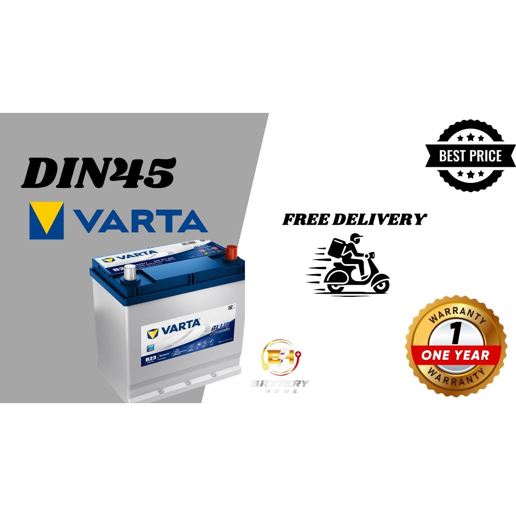 (INSTALLATION PROVIDED)BATERI KERETA VARTA DIN45 l TOYOTA ALTIS/CROSSOVER | Shopee Malaysia