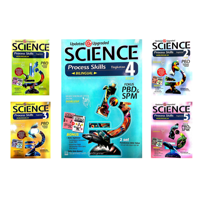 [NEW 2025] SCIENCE PROCESS SKILLS PBD KSSM TINGKATAN 1 - 5 (DWIBAHASA ...
