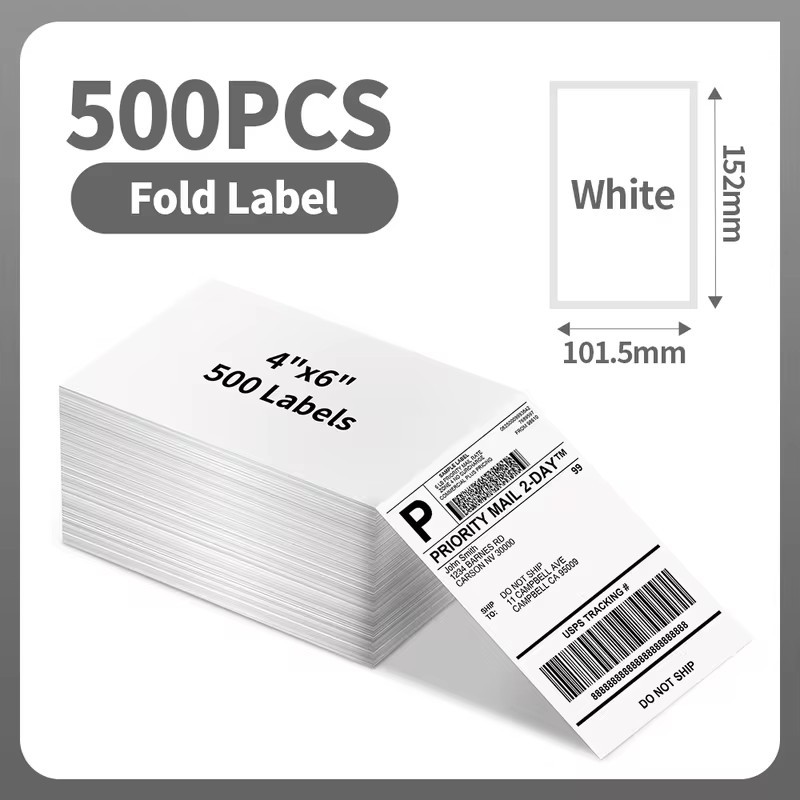 SJPACK Thermal Paper Label Sticker Shipping Courier Airway Bill ...