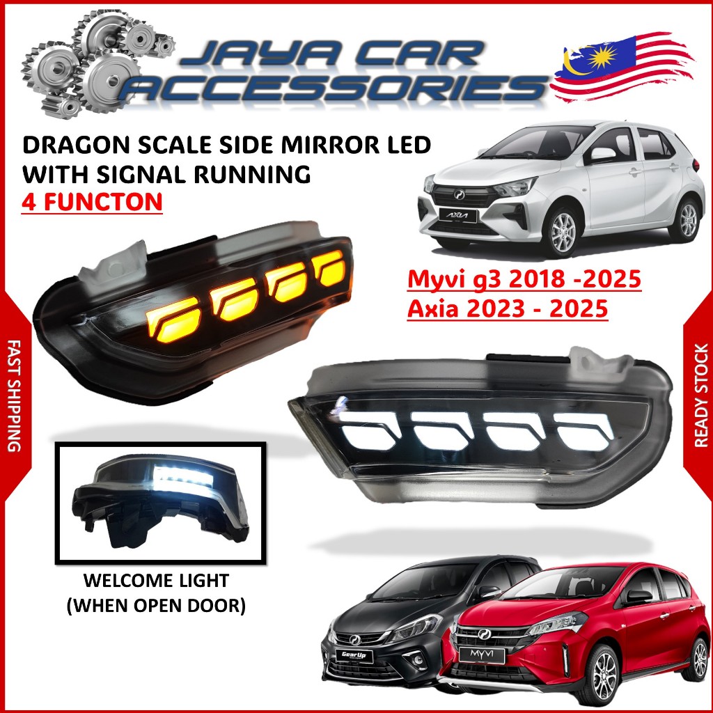 Perodua Myvi G3 2018 - 2023/Axia 2023SEAdvance Dynamic Dragon Scale ...