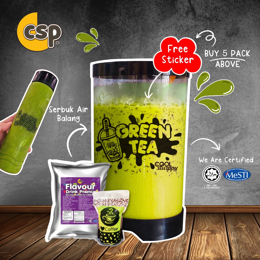 Serbuk Air Balang Green Tea | Shopee Malaysia