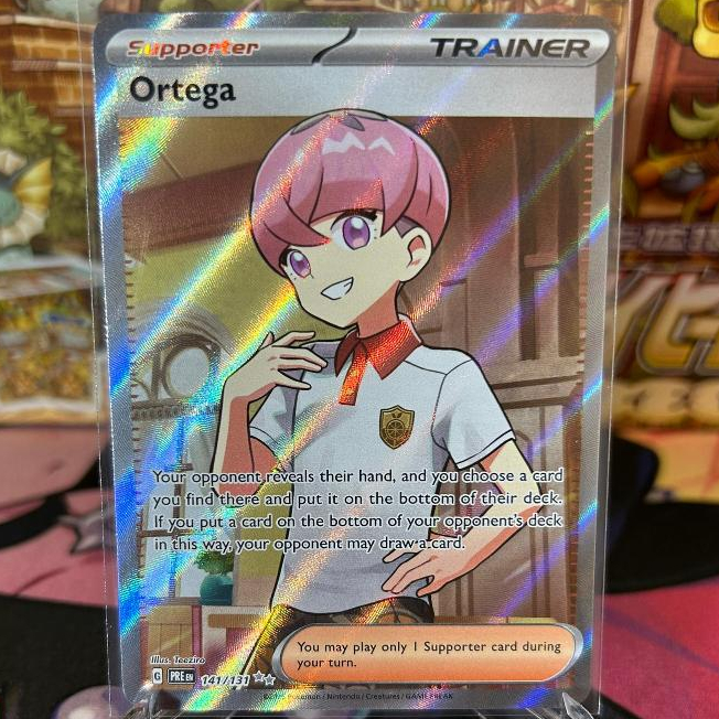 Pokemon TCG - SV Prismatic Evolutions - Ortega - 141/131 | Shopee Malaysia