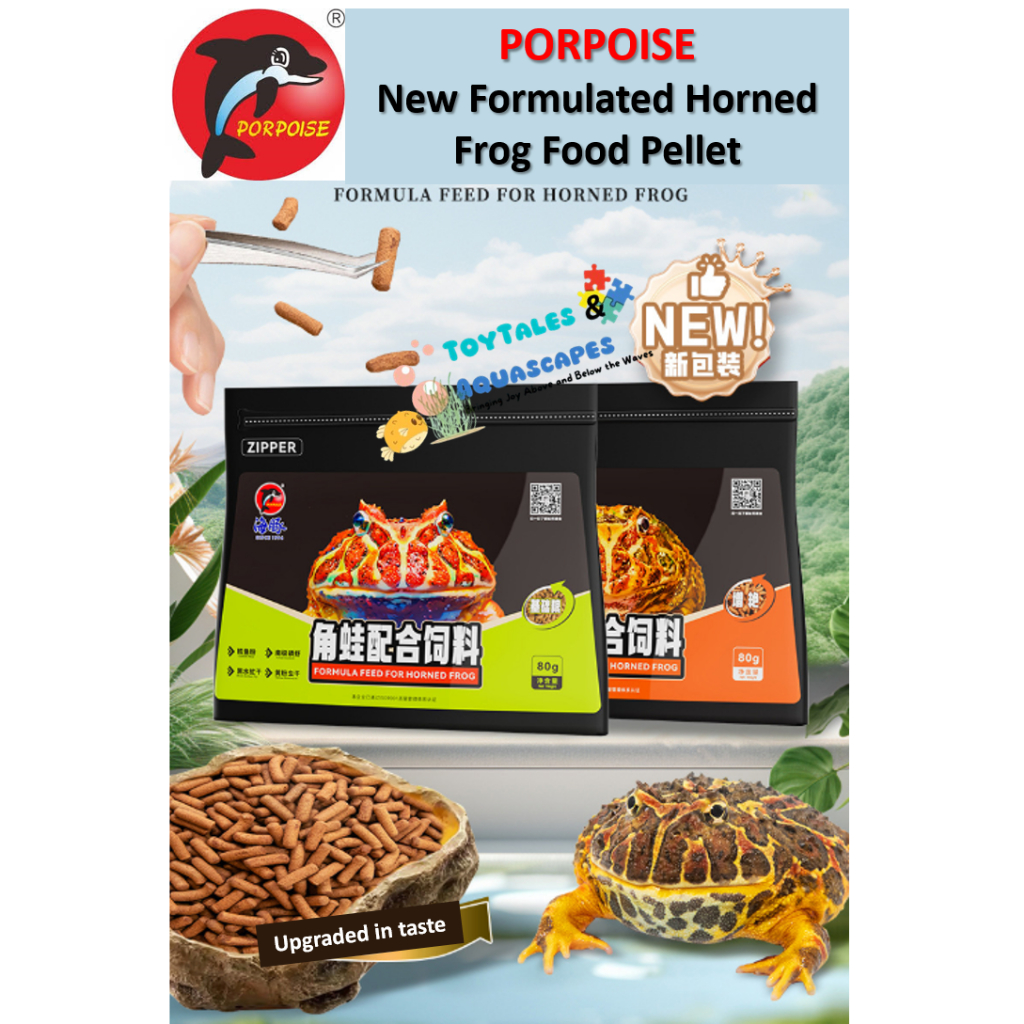 PORPOISE Ceratophrys Food, Pacman Frog Food, American Horn Frog Food ...