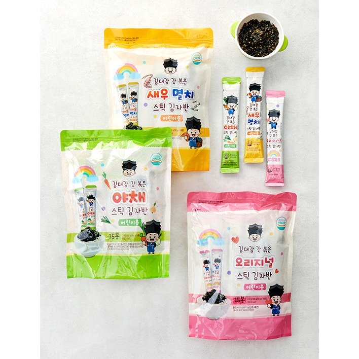 [Best Value] Kids Seaweed Flake Stick from Korea (10g X 15 sticks ...