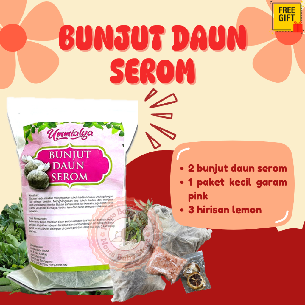 MANDIAN BUNJUT DAUN SEROM UMMIALYA / MANDIAN HERBA SELEPAS BERSALIN ...