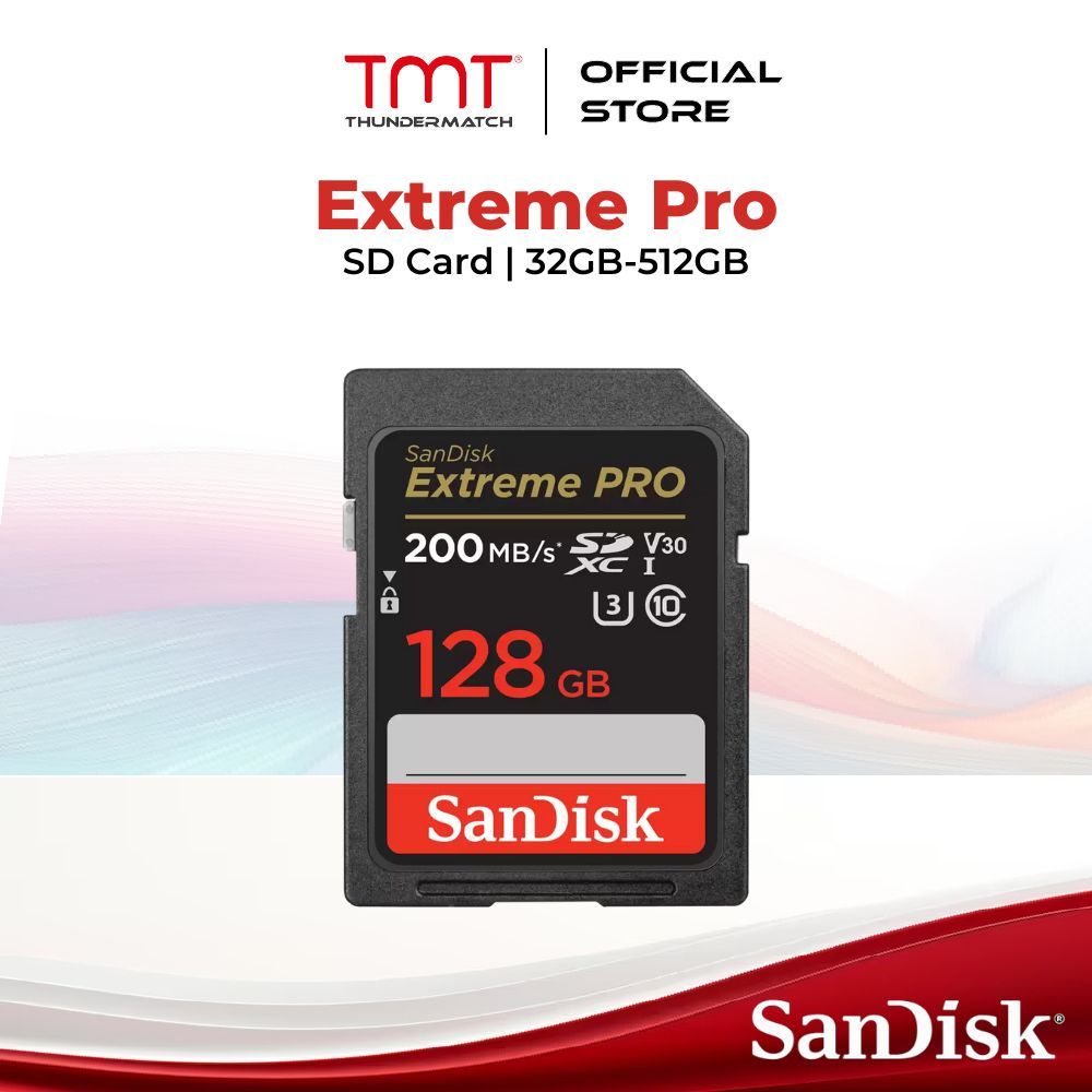 TMT SanDisk Extreme Pro UHS-I C10 V30 U3 SD Memory Card (32GB/64GB ...