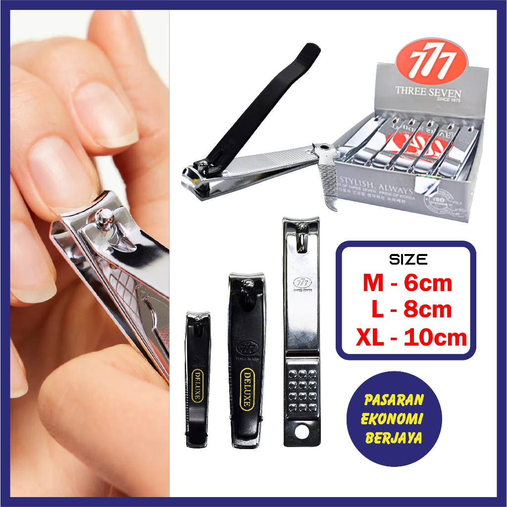777 FINGERNAIL CUTTER KOREA DELUXE STAINLESS STEEL NAIL CLIPPER ...