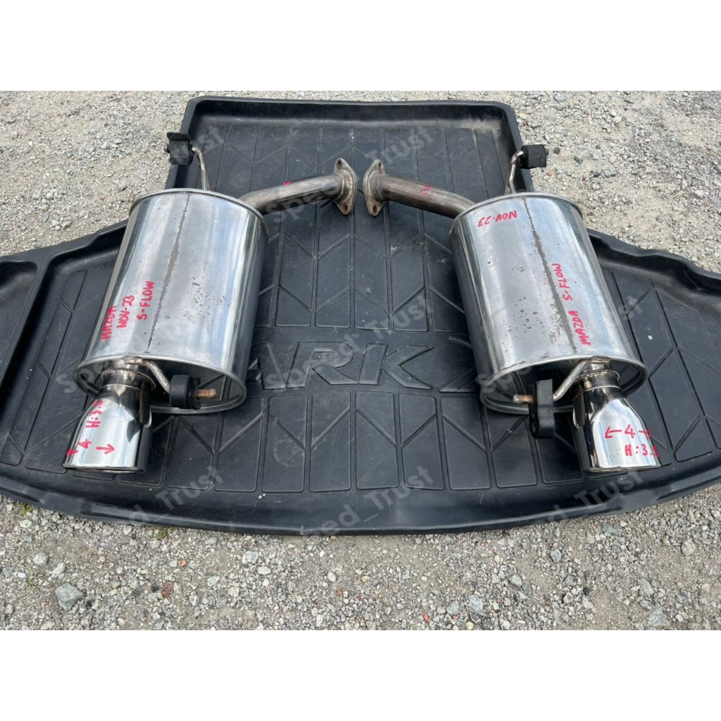JDM Used Original Sflow Muffler Mufler Exhaust Ekzos Exzos AUTOEXE ...